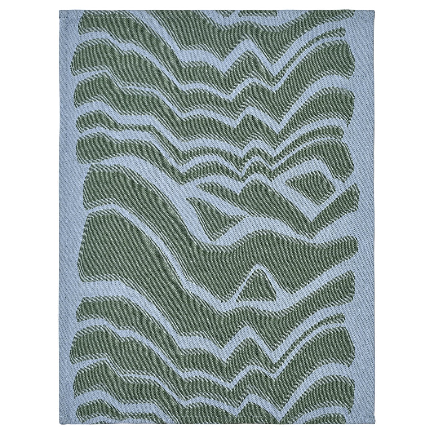 BASTUA bench towel blue/green - IKEA