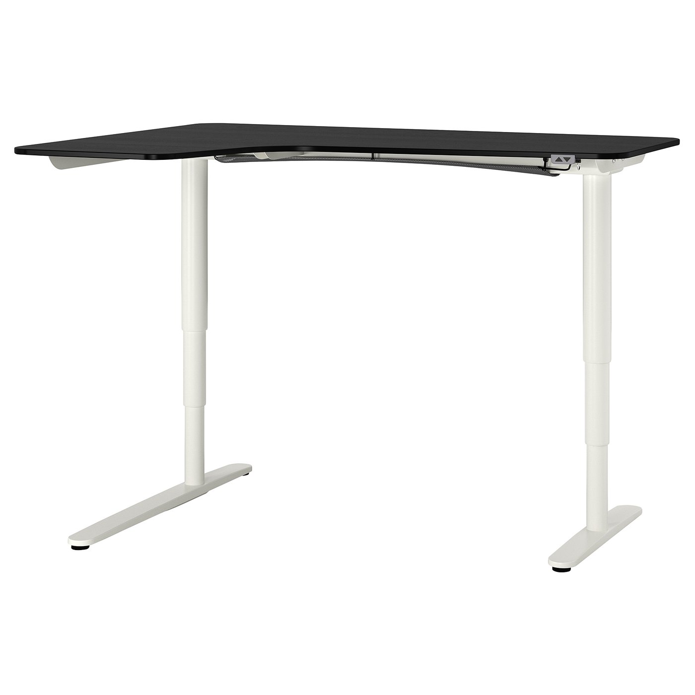 BEKANT corner desk left sit/stand 692.822.95 - IKEA