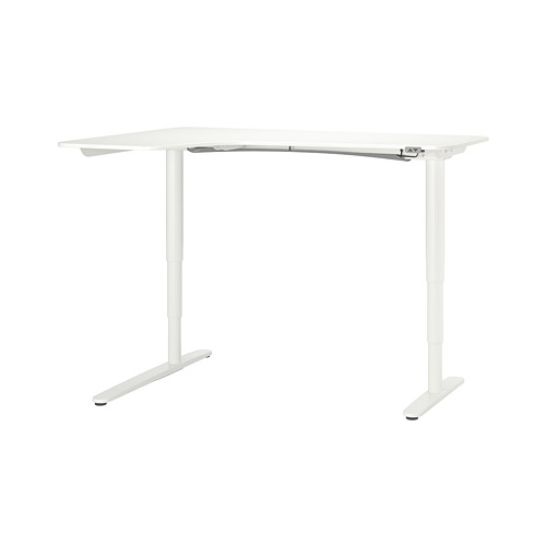 BEKANT corner desk right sit/stand 792.823.51 - IKEA