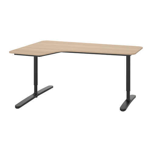 BEKANT corner desk right sit/stand 692.823.80 - IKEA