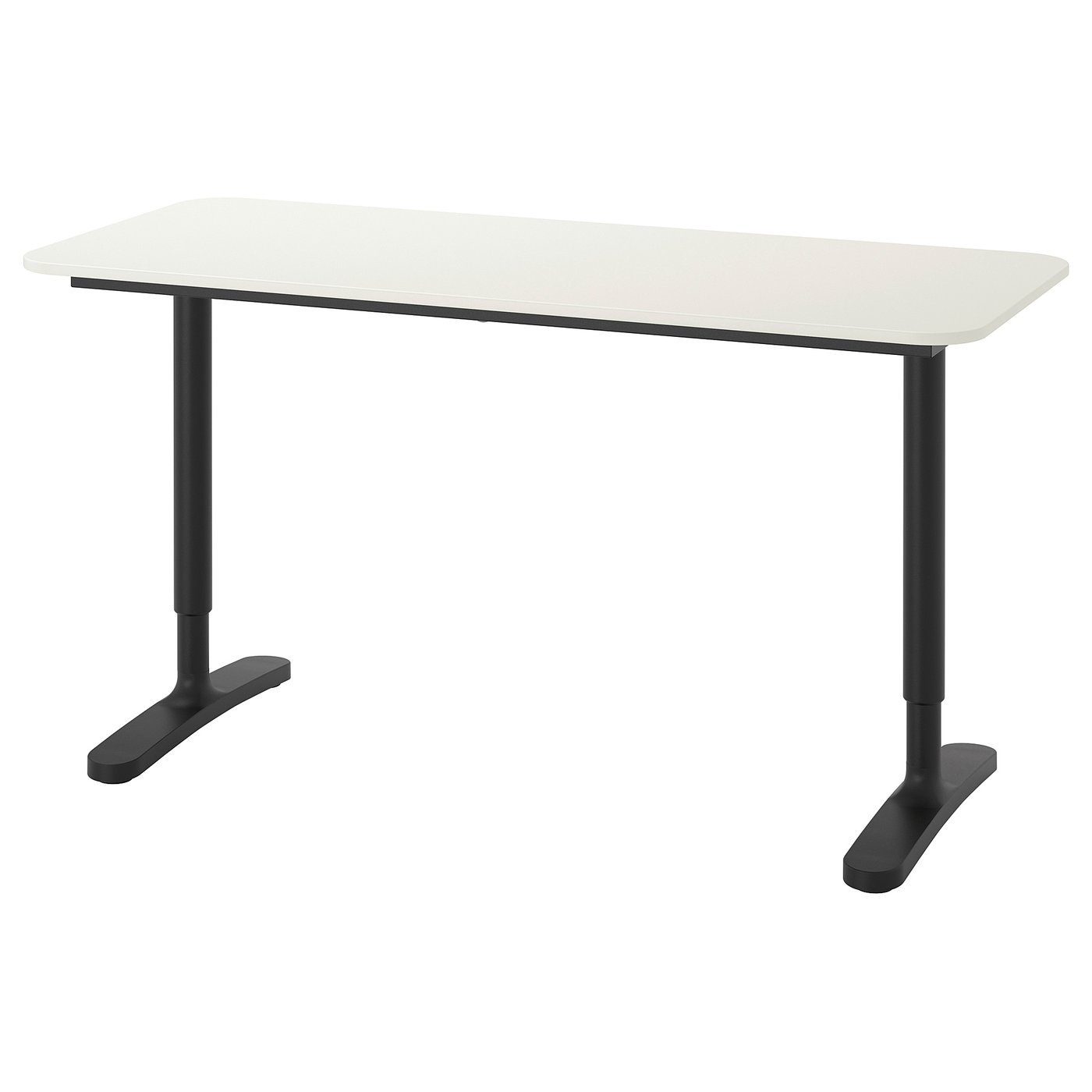 BEKANT desk white/black 492.225.61 - IKEA