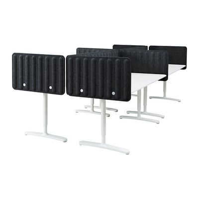 BEKANT corner desk left sit/stand 992.823.07 - IKEA