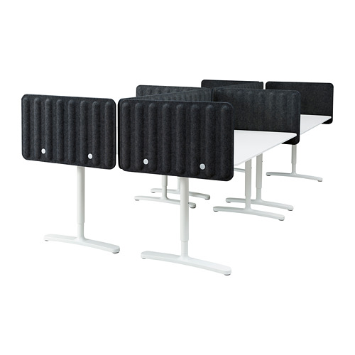 BEKANT corner desk left sit/stand 992.823.07 - IKEA