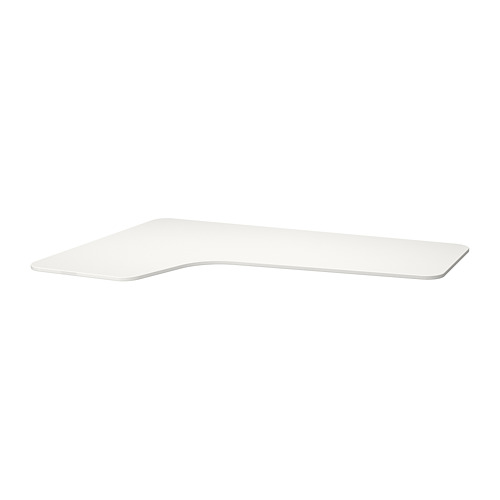 BEKANT right-hand corner table top white 303.535.09 - IKEA