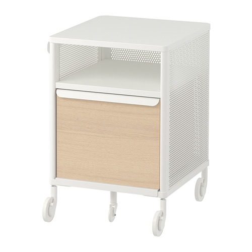 TROTTEN drawer unit w 3 drawers on castors white 604.850.99 - IKEA