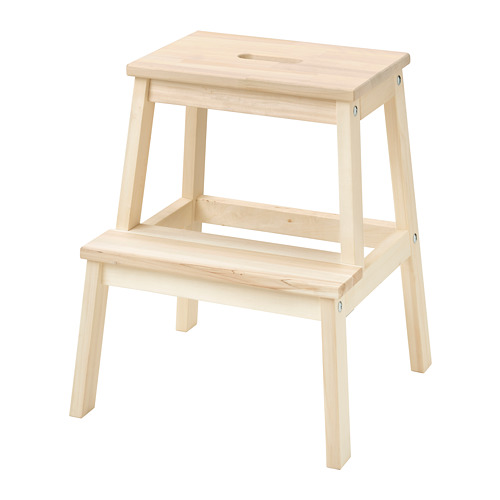 PERJOHAN stool with storage pine - IKEA