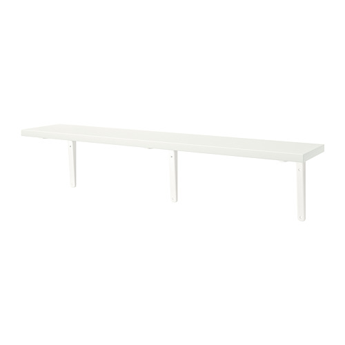 BURHULT / SIBBHULT wall shelf white/white - IKEA