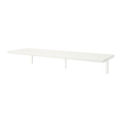 BURHULT / SIBBHULT wall shelf white/white - IKEA