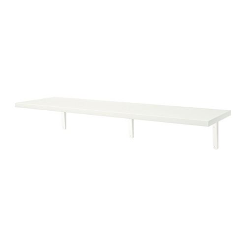 BURHULT / SIBBHULT wall shelf white/white - IKEA