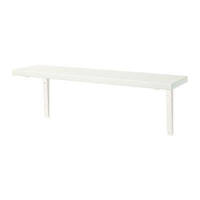 BURHULT / SIBBHULT wall shelf white/white - IKEA