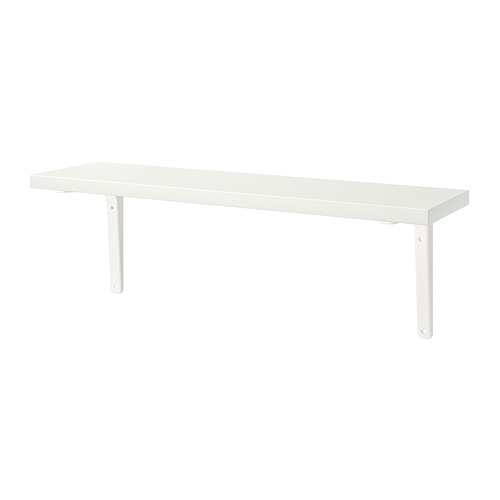BURHULT / SIBBHULT wall shelf white/white - IKEA