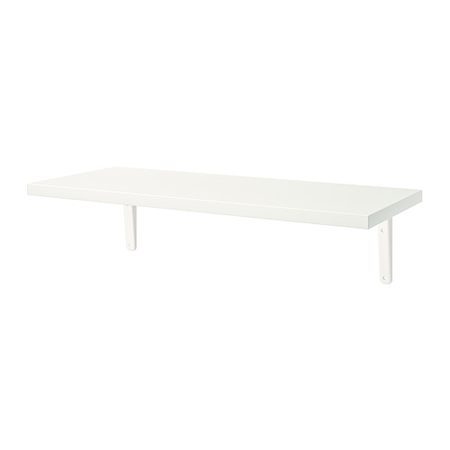 BURHULT / SIBBHULT wall shelf white/white - IKEA