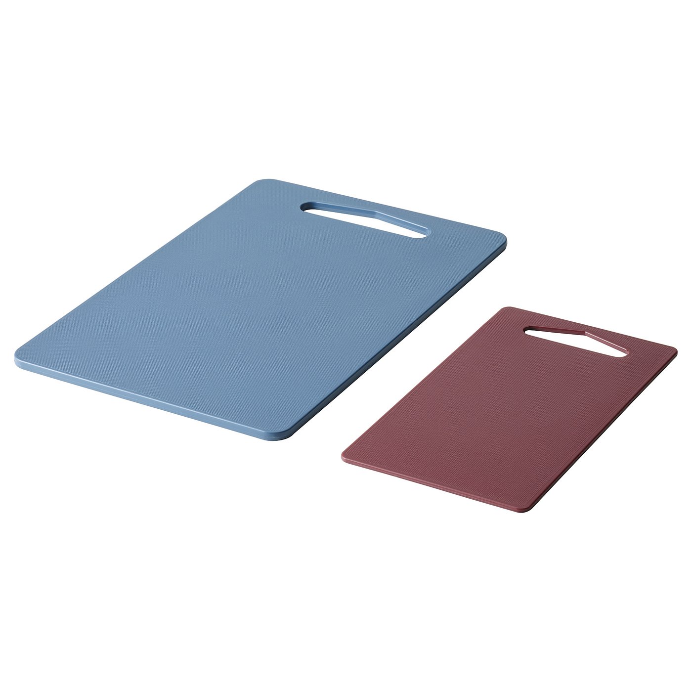 BERGTUNGA chopping board, set of 2 dark blue/red - IKEA