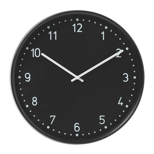 TAGGAD wall clock white/grey - IKEA