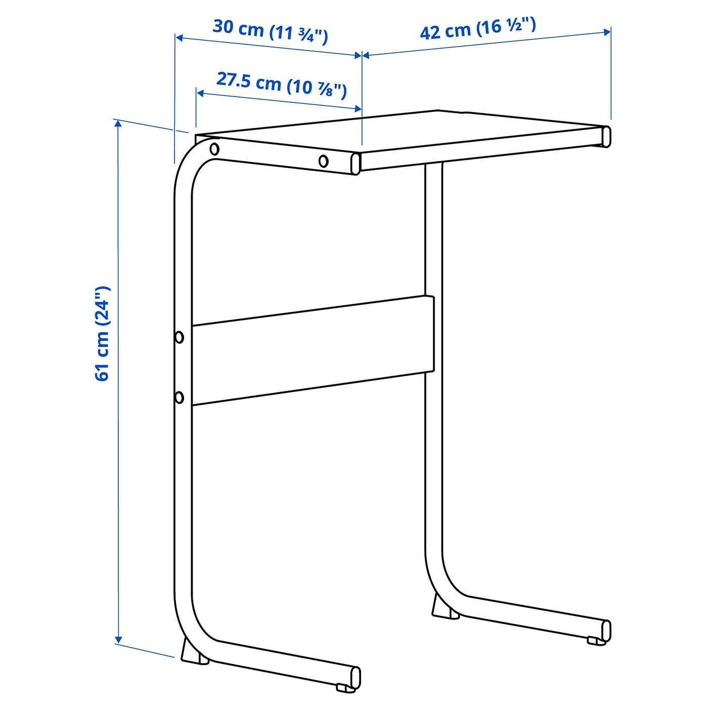 BRUKSVARA side table green 505.582.27 - IKEA