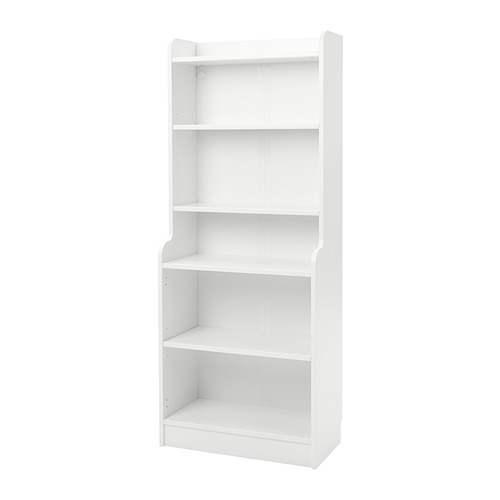 BERGIG book display with storage white - IKEA
