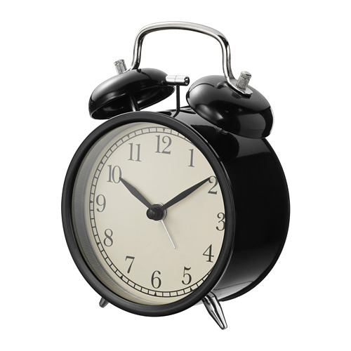 FILMIS clock/thermometer/alarm low-voltage/black 105.408.28 - IKEA