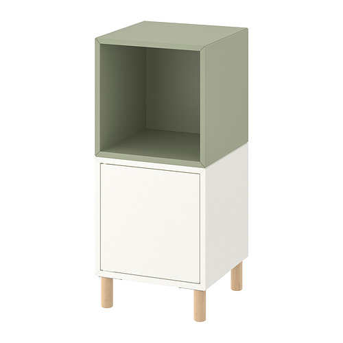 PERJOHAN stool with storage pine - IKEA