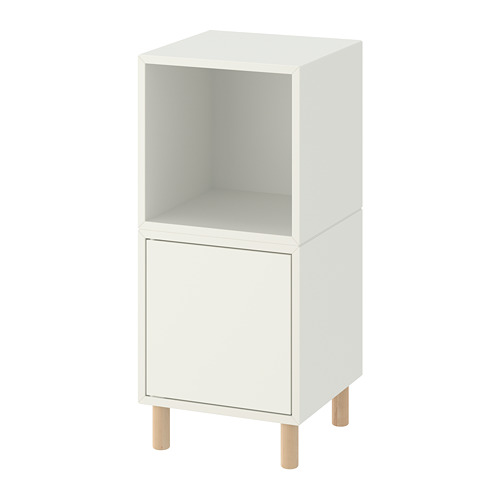 SMUSSLA bedside table/shelf unit white - IKEA