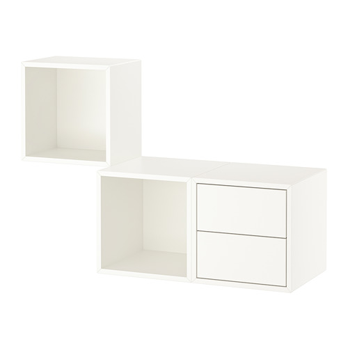 EKET cabinet with 2 drawers white 104.289.16 - IKEA