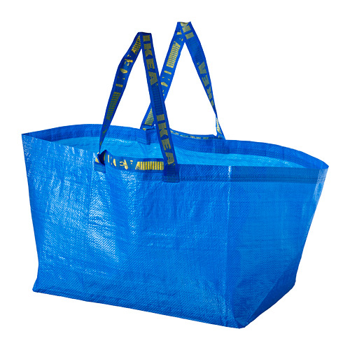 FRAKTA carrier bag, medium blue - IKEA