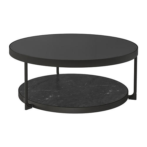 JAKOBSFORS coffee table dark brown stained oak veneer 305.151.68 - IKEA