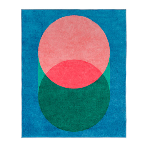 BUSENKEL rug harlequin pattern/multicolour - IKEA