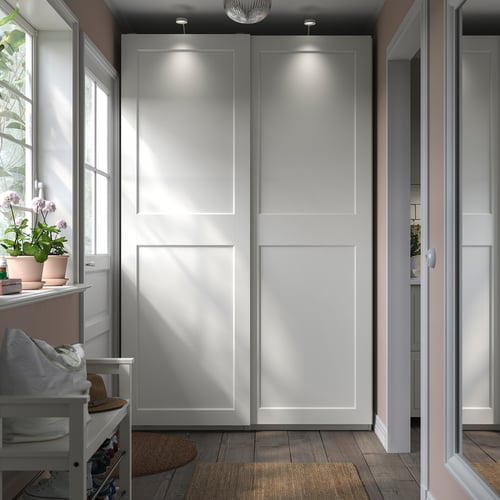 GRIMO pair of sliding doors white 605.215.30 - IKEA