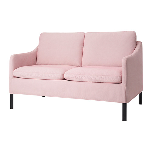 GLOSTAD 2-seat sofa Knisa dark grey 104.890.09 - IKEA