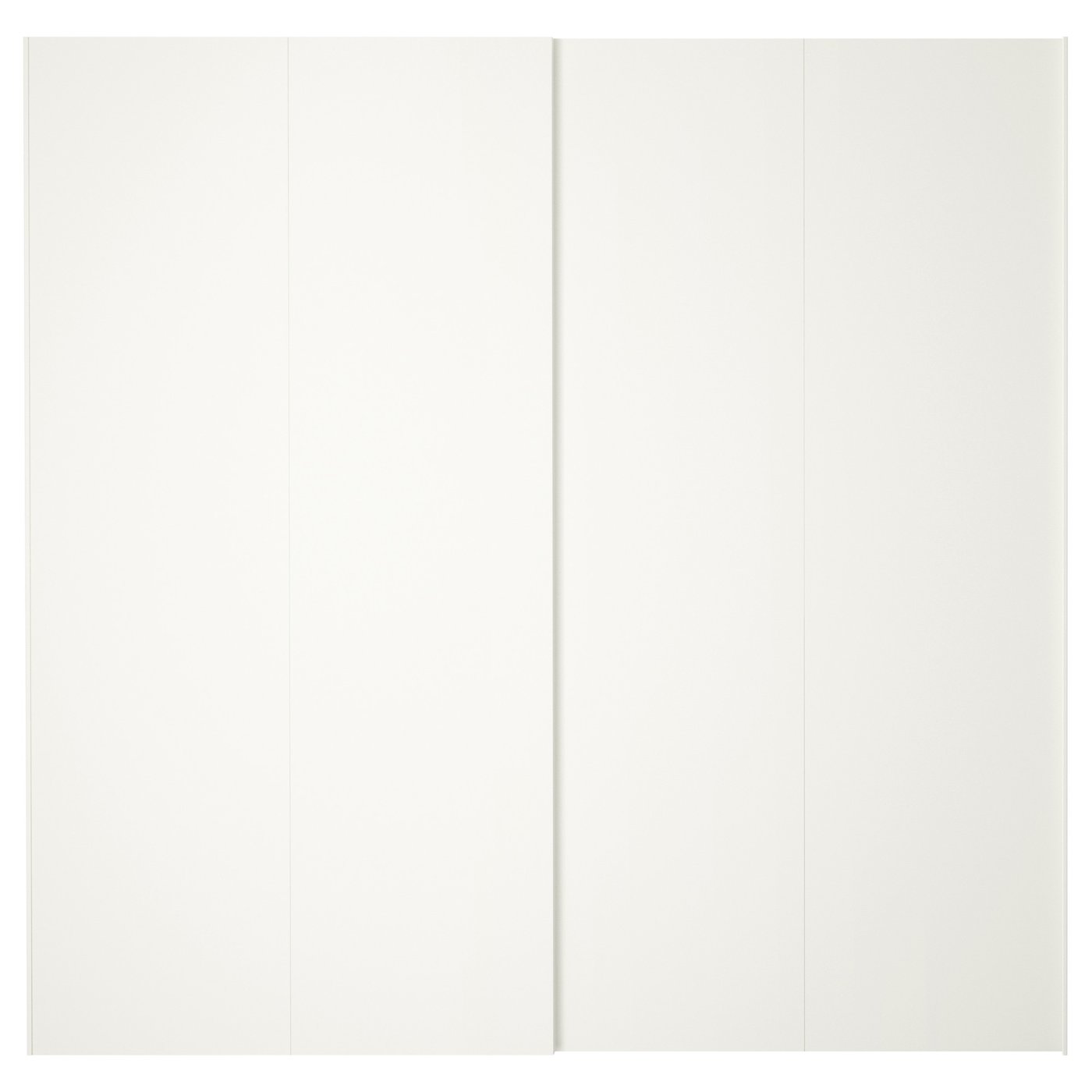 HASVIK pair of sliding doors white - IKEA