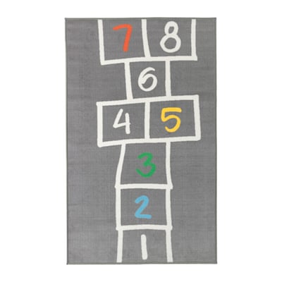 BUSENKEL rug harlequin pattern/multicolour - IKEA