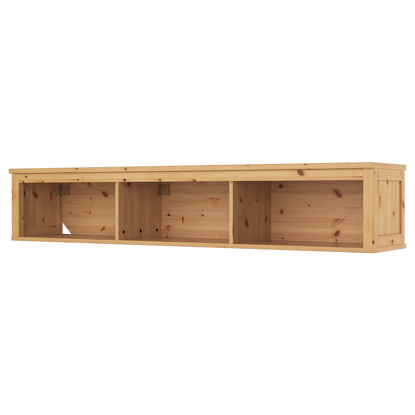 HEMNES Wall/bridging shelf - light brown - IKEA