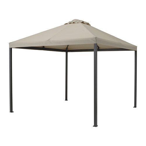 GUNNÖN gazebo dark grey/grey - IKEA