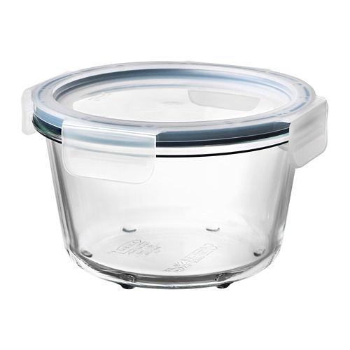 IKEA 365+ food container with lid, set of 4 plastic - IKEA