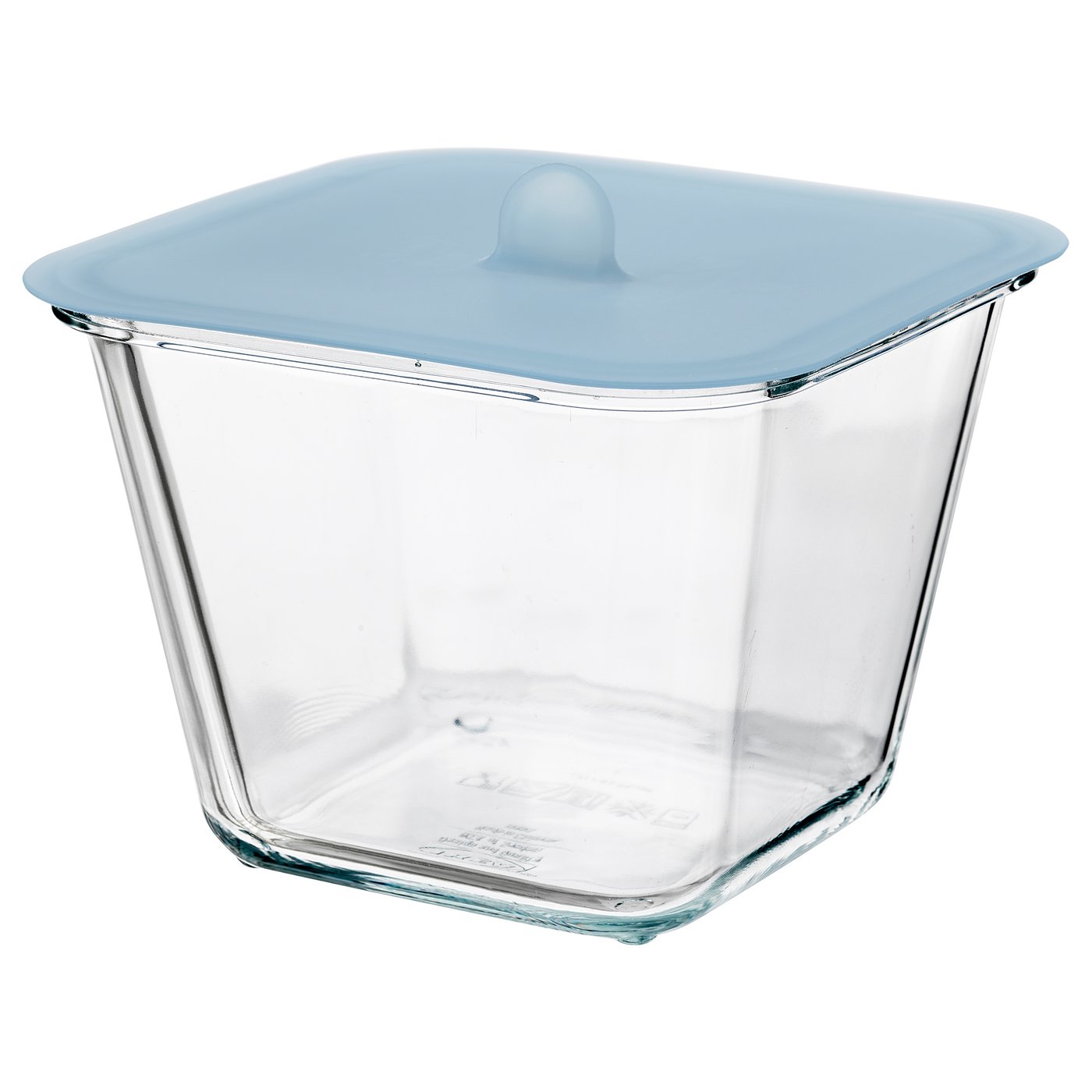 IKEA 365+ food container with lid square glass/silicone 192.768.00 - IKEA
