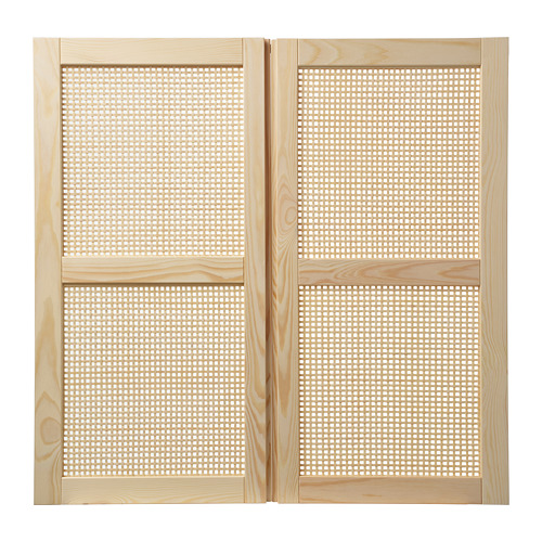 IVAR cabinet with sliding doors pine - IKEA
