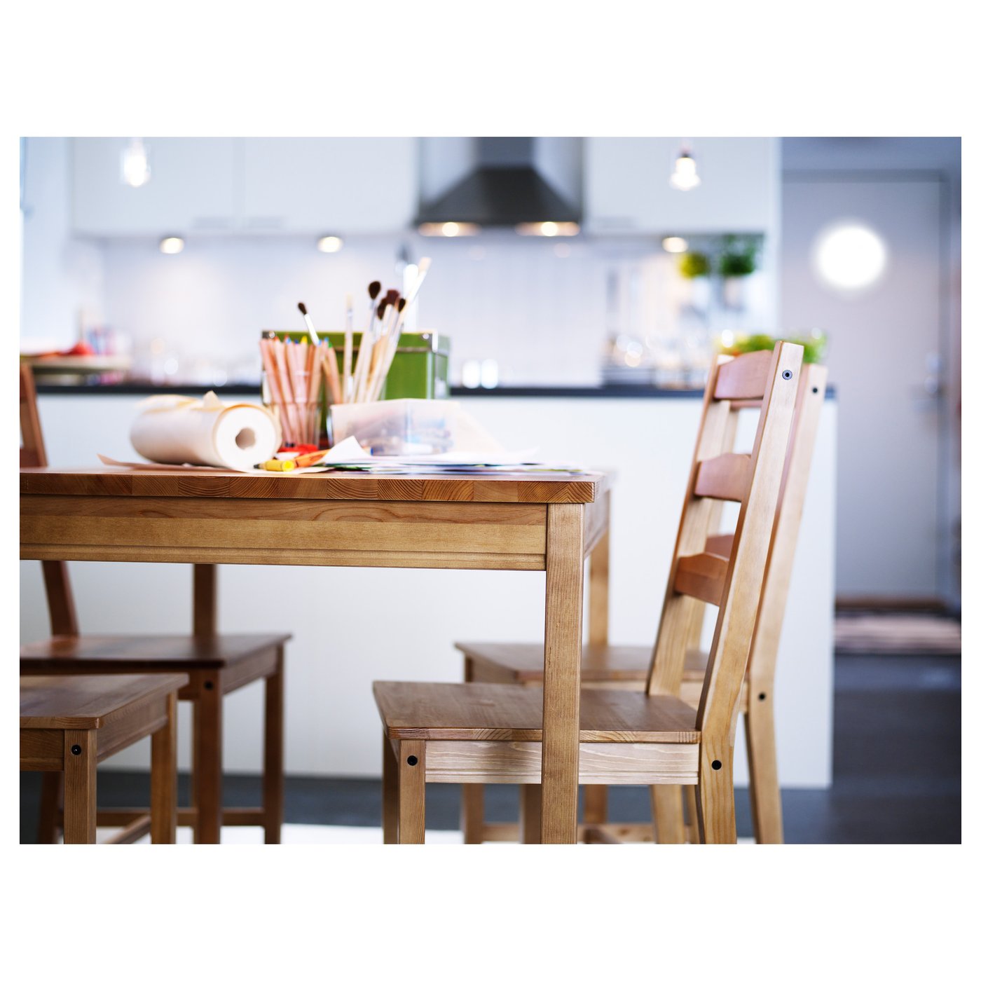 JOKKMOKK table and 4 chairs antique stain - IKEA