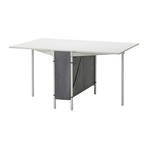 HÅVERUD table with storage ladder black - IKEA
