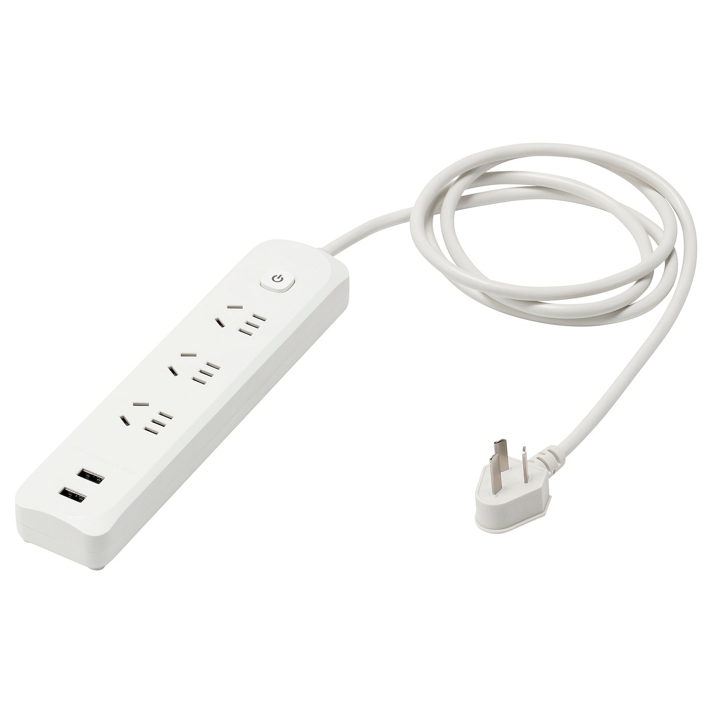 KOPPLA 3-way socket with 2 USB ports - IKEA