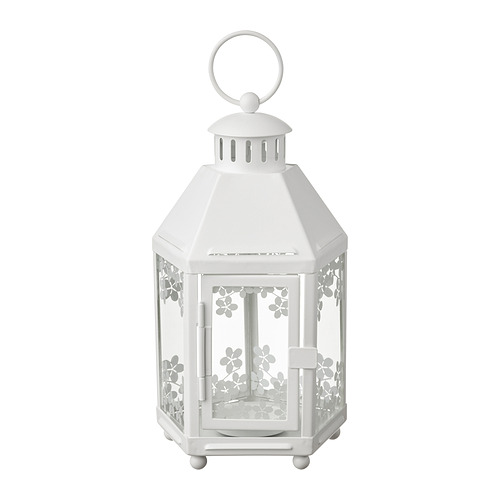 ENRUM lantern for tealight, in/outdoor white 705.263.58 - IKEA