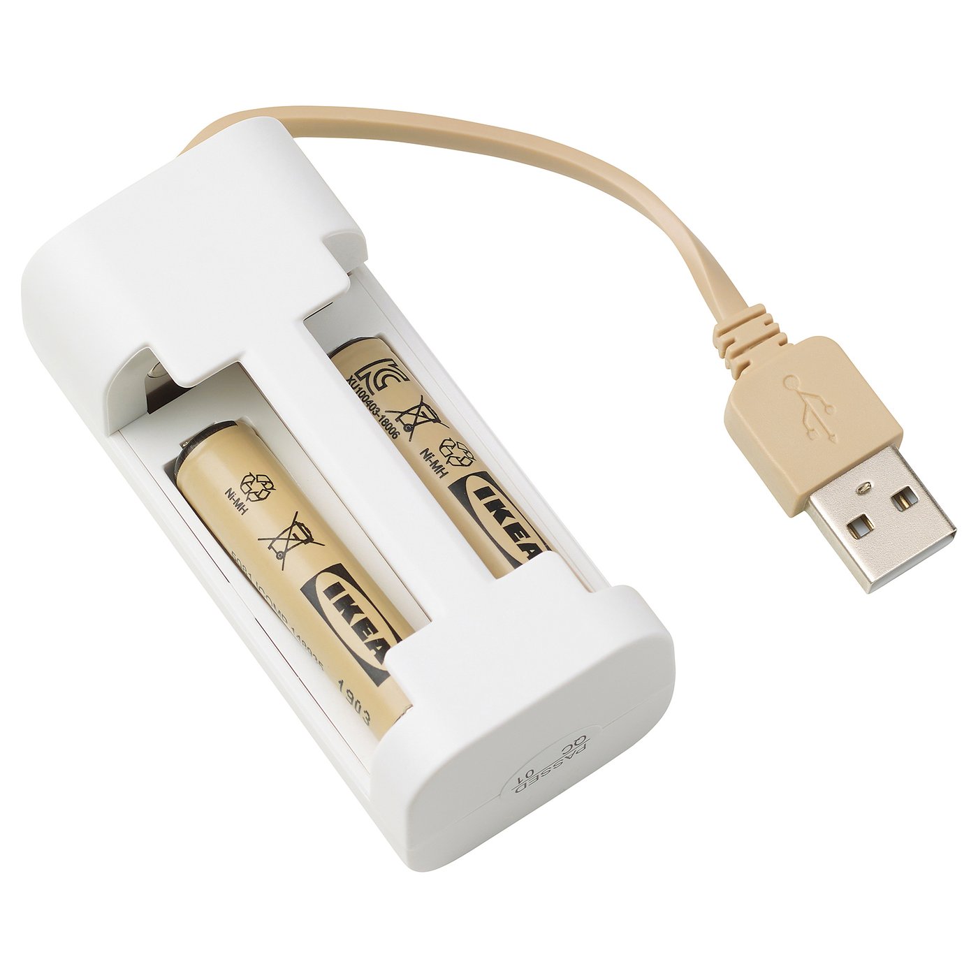 LADDA battery charger and 2 batteries - IKEA