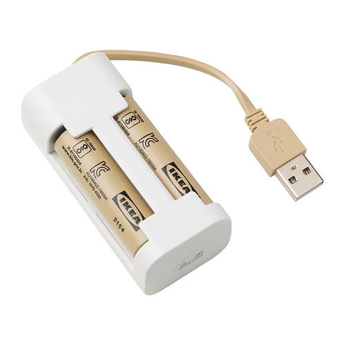 LADDA rechargeable battery HR06 AA 1.2V - IKEA