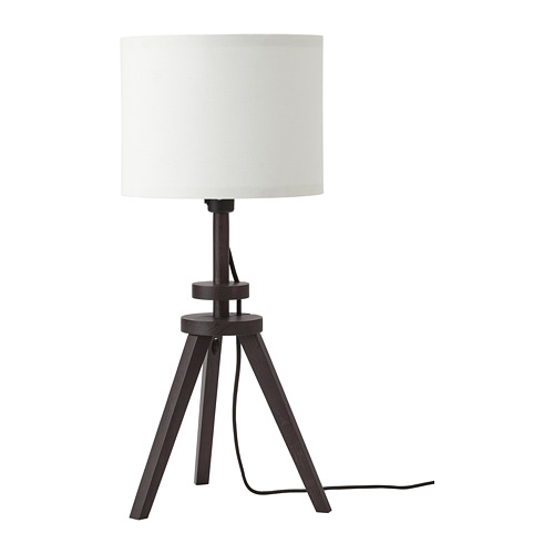 DEJSA table lamp beige/opal white glass - IKEA
