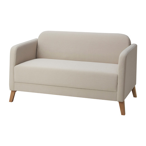 GLOSTAD 2-seat sofa Knisa dark grey 104.890.09 - IKEA