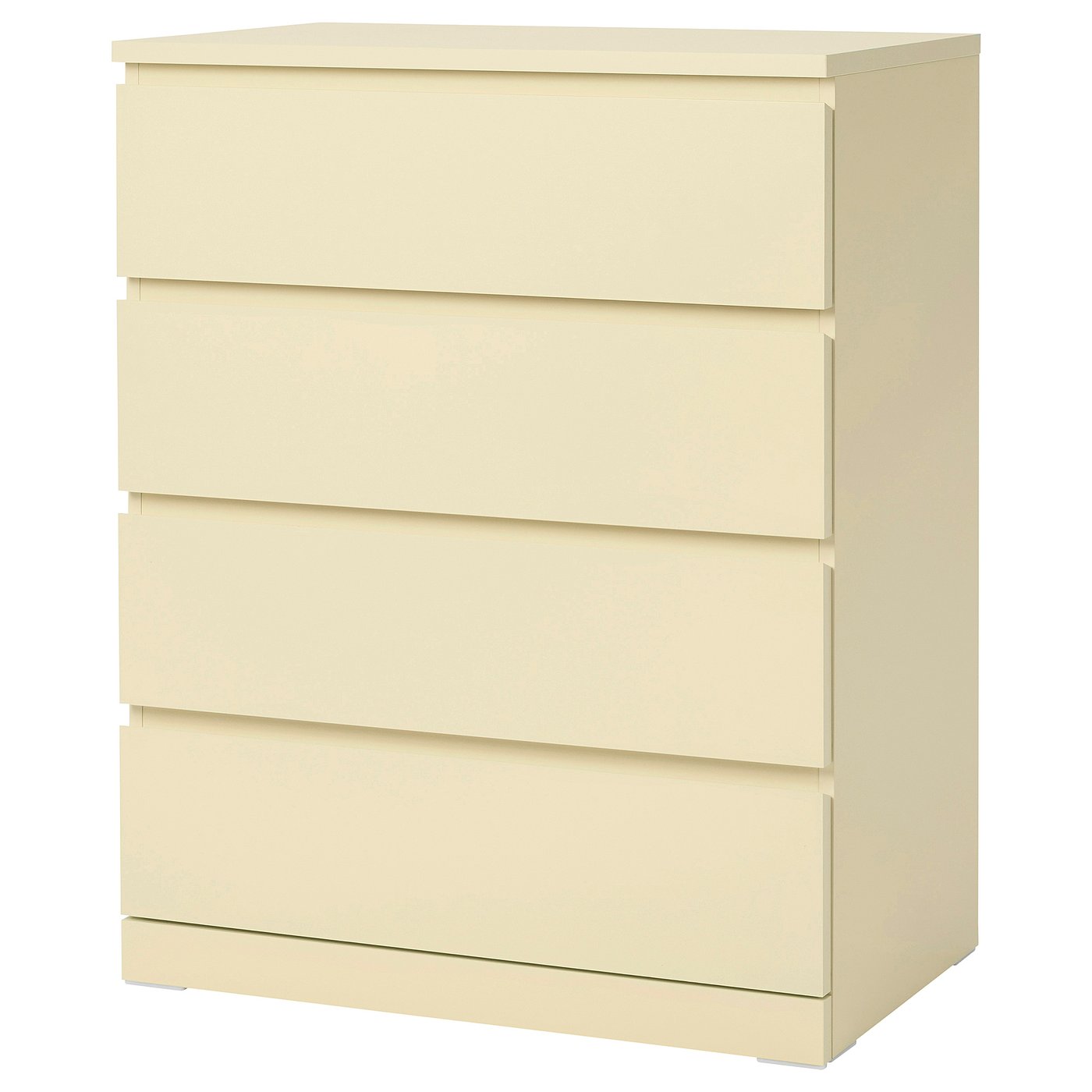 MALM chest of 4 drawers yellow 305.654.17 - IKEA