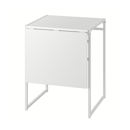 PINNTORP gateleg table light brown stained/white stained - IKEA