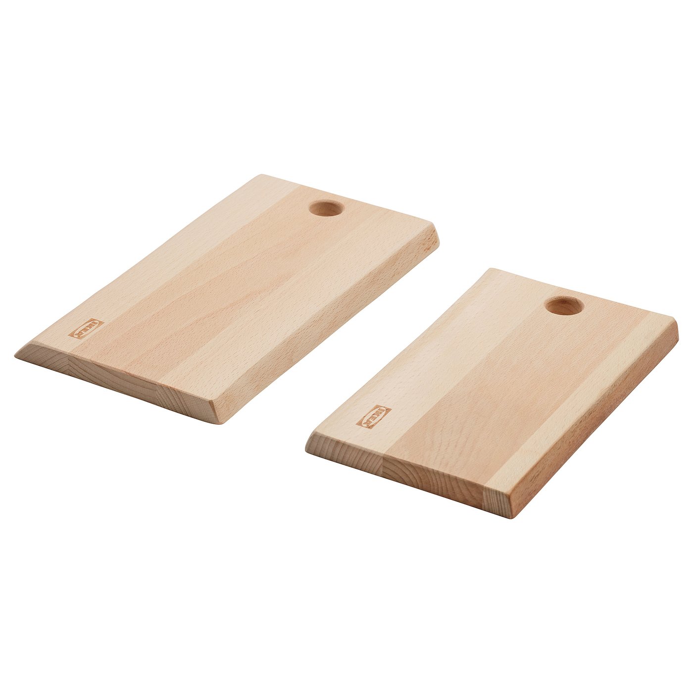 NÄBBFISK serving/chopping board, set of 2 beech - IKEA