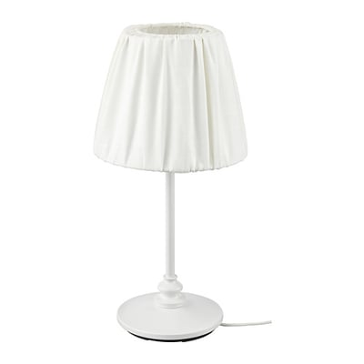 DEJSA table lamp beige/opal white glass - IKEA