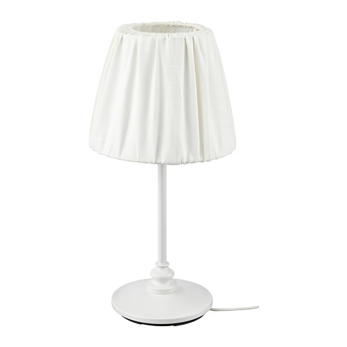 BARLAST table lamp black/white - IKEA