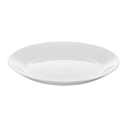 OFTAST deep plate white - IKEA